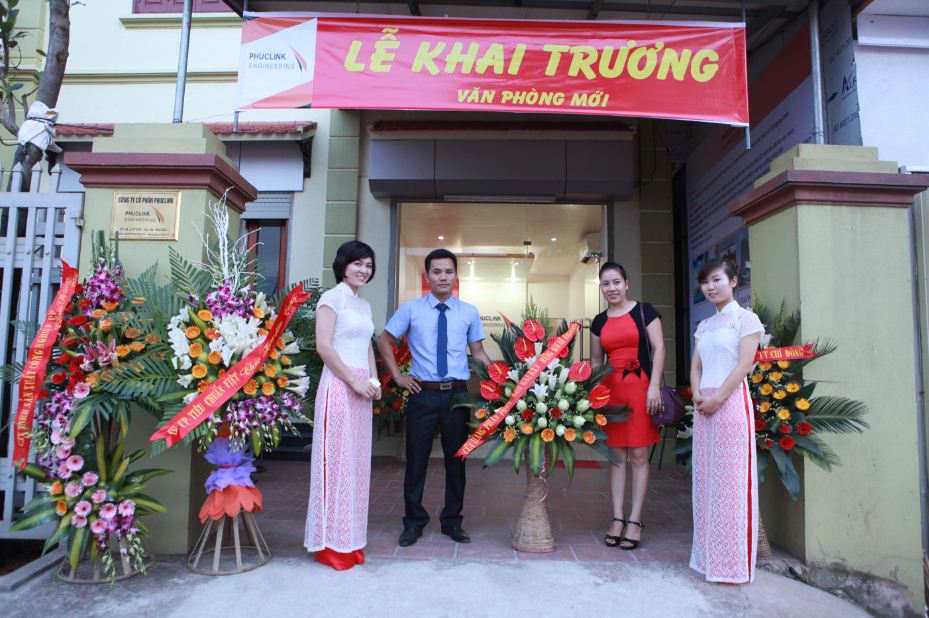 New office opening ceremony - Phuclink Engineering